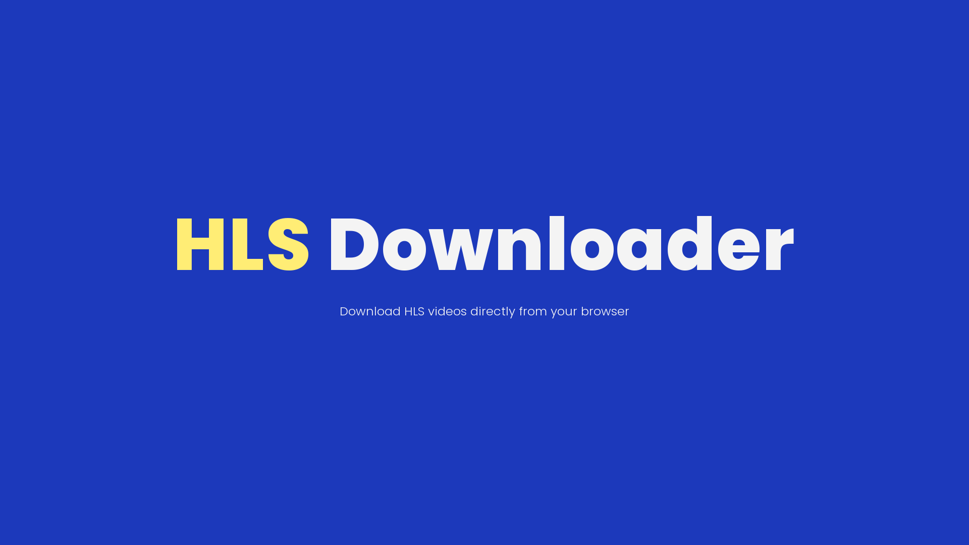 HLS Downloader