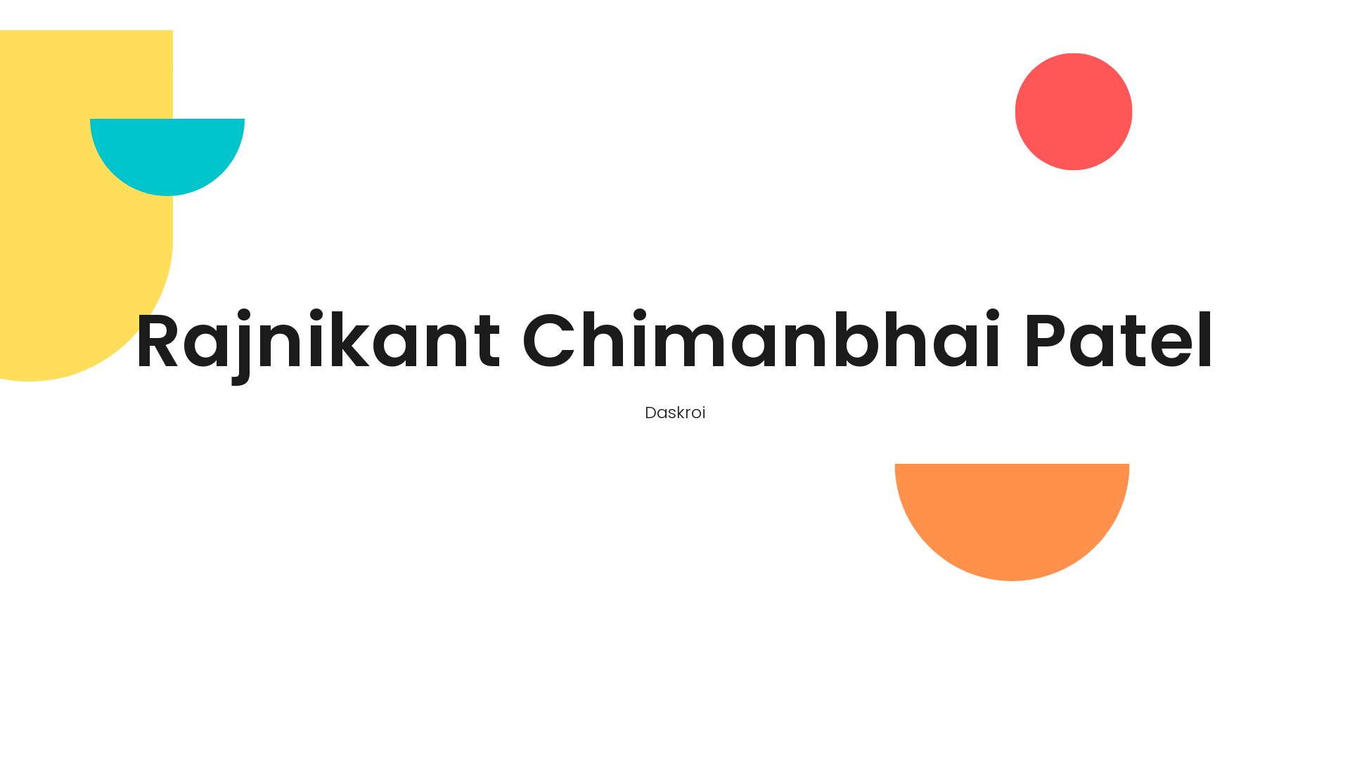Rajnikant Chimanbhai Patel Architect Daskroi - Gujarat Properties Updates