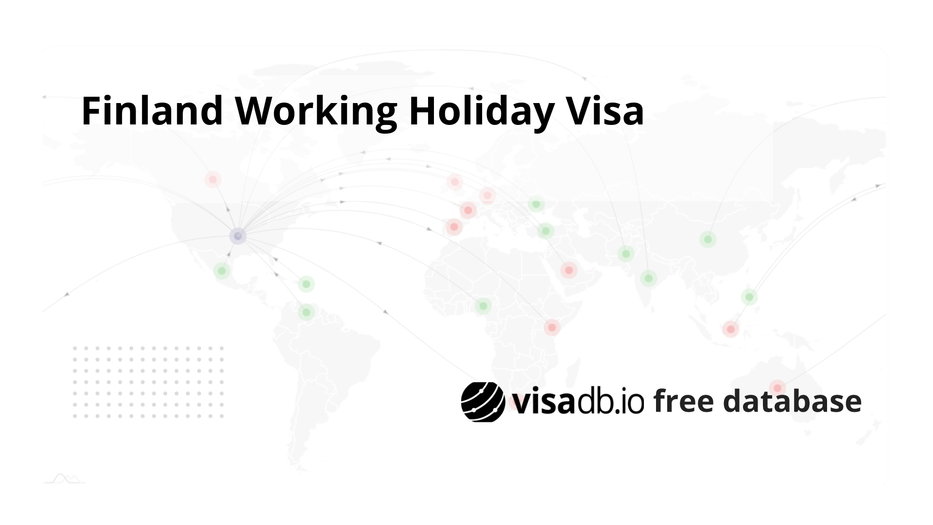 Finland Working Holiday Visa for Finland