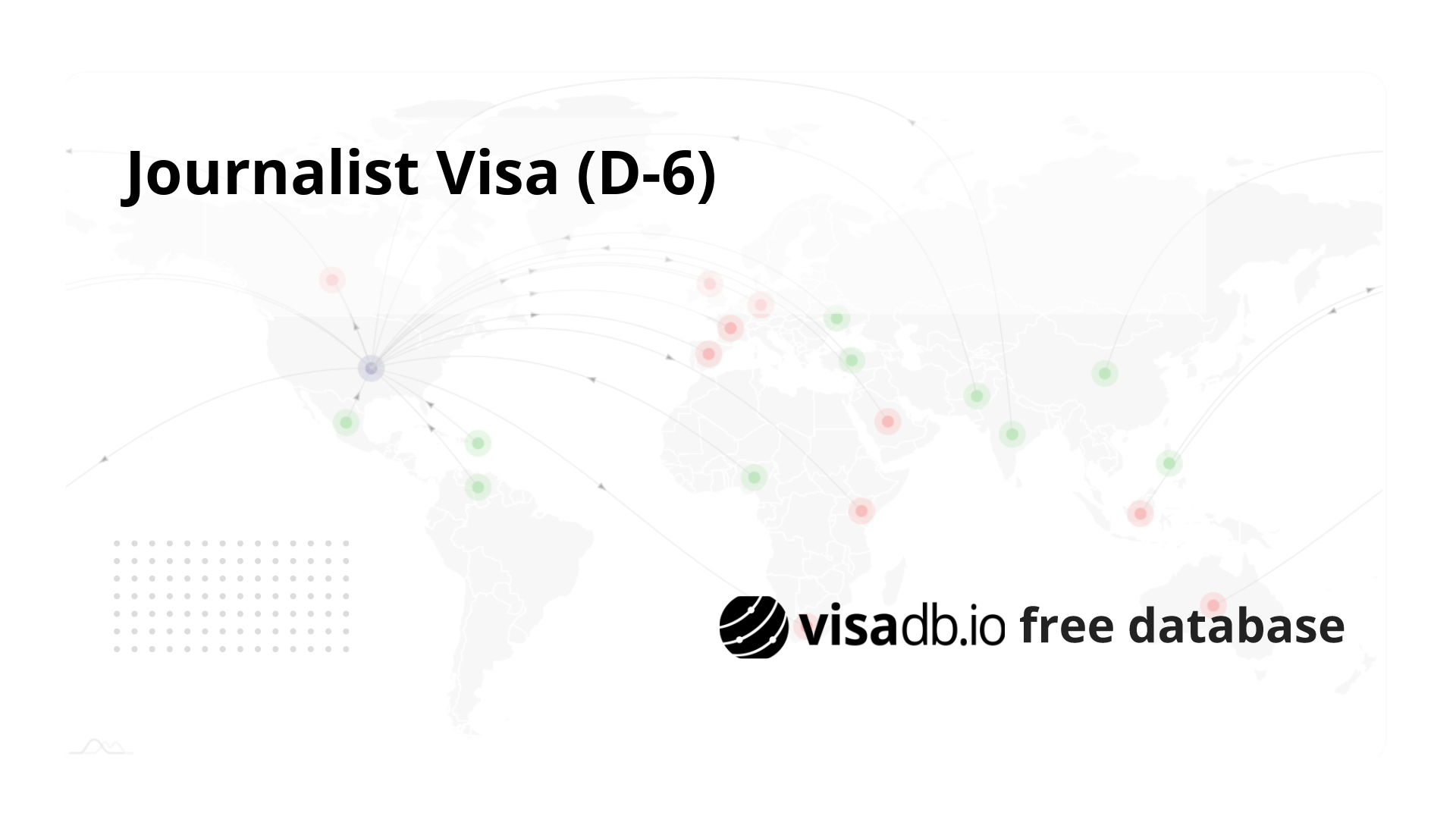Journalist Visa (D-6) for Cuba