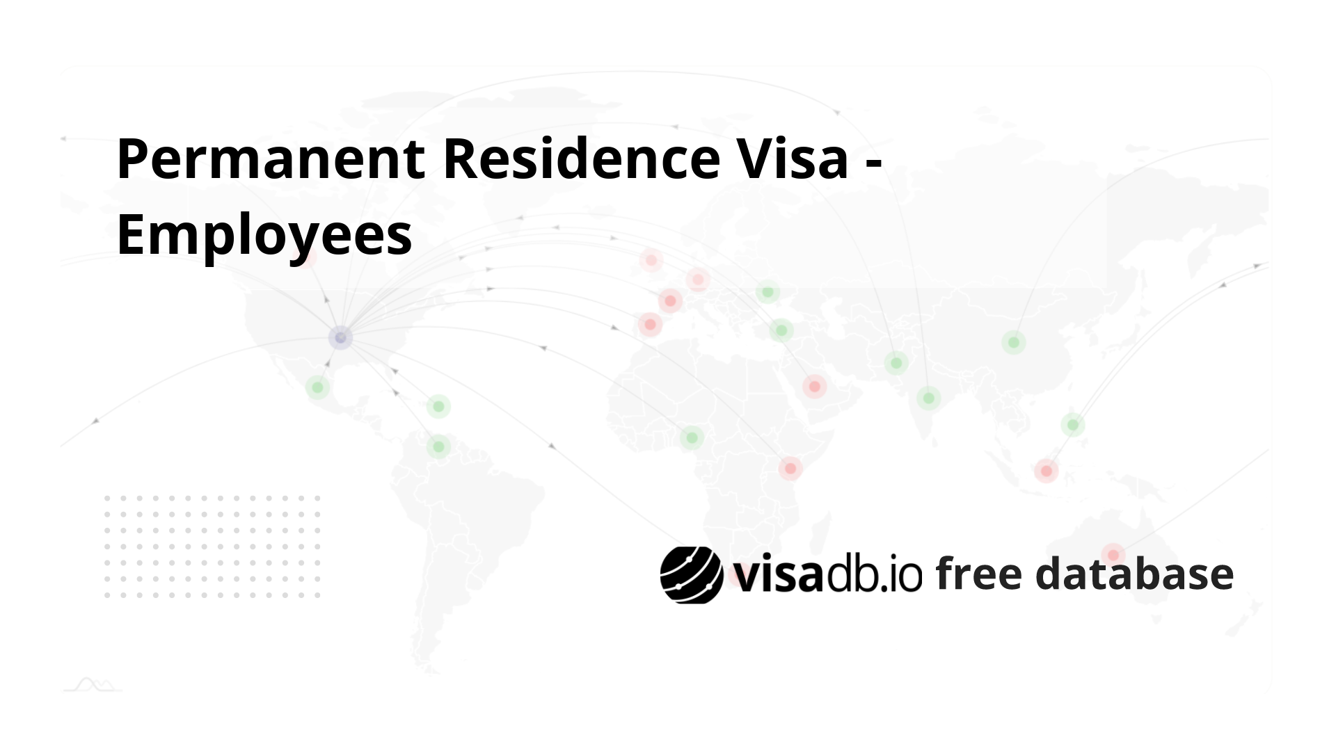 Permanent Residence Visa - Employees for Botswana